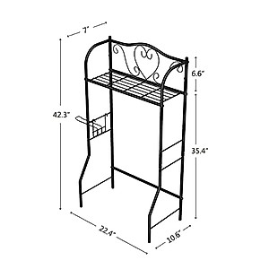 JOIN IRON Metal Bathroom Shelf Space Saver,Bathroom Organizer Over Toilet,Above Toilet Storage,Over Toilet Bathroom Organizer,Over The Toilet Storage Shelf,Toilet Shelf Organizer