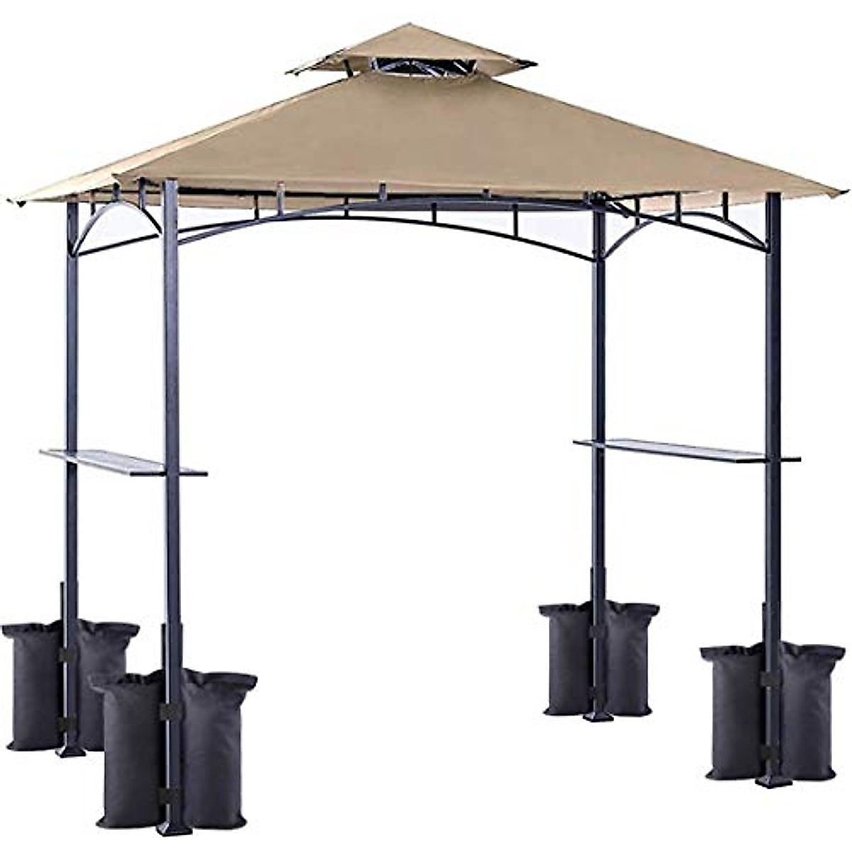 FLYCITY 10x10 Pop Up Canopy, Patented Center Lock One Push Tent Canopy, Newly Designed Storage Bag, 8 Stakes, 4 Ropes
