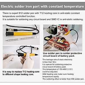 RCBDBSM Spot Welder - Battery Welding Machine 709A 3.2KW Battery Spot Welder & Soldering Station Portable Pulse Welding Machine for Battery Pack 18650 14500 Lithium Batteries