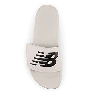 New Balance Unisex DynaSoft 200 V2 Adjustable Slide Sandal, White/Black, 6.5 XX-Wide US Women