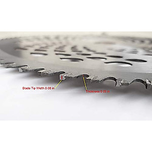 10" 80T Blade, Brush Cutter Trimmer Weed Eater Blade,Made from Premium Stainless Steel That Lasts Long(2 Pack)