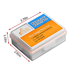 Pickle Power DMW-BLK22 Battery (2-Pack) for Panasonic Lumix DC-S5, DC-S5 II, DC-S5 IIX, GH5 II, GH6, S5II, S5IIX, S5M2, S5M2X, GH5M2, with Battery Storage Case