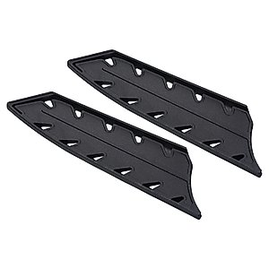 PATIKIL Plastic Safety Knife Cover Sleeves for 8" Chef Knife or 7" Santoku Knife, 2 Pack Knives Edge Guard Blade Protector Universal Knife Sheath, Black