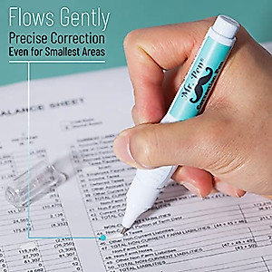 Mr. Pen- Correction Pen, Correction Fluid, Pack of 12, Correction liquid White, White Correction Fluid, White Fluid, White Out, Wipe Out Liquid, Wide Out Fluid, White Correction Tape Pen Fluid
