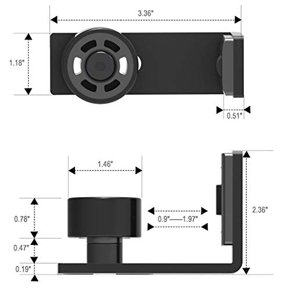 TSMST Sliding Barn Door Floor Guide, Wall Mounted Adjustable Roller Floor Guide, Smoothly and Quietly Bottom Guide for Sliding Door