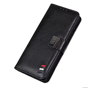 YBROY Case for Motorola ThinkPhone, Magnetic Flip Leather Premium Wallet Phone Case, with Card Slot and Folding Stand, Case Cover for Motorola ThinkPhone.(Red)