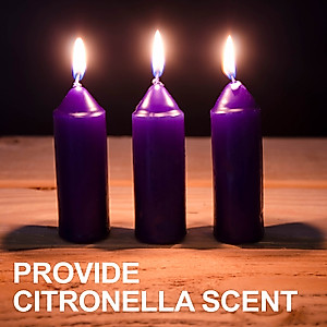 Industrial Revolution UCO 9-Hour Citronella Candles, 3-Pack for Candle Lanterns