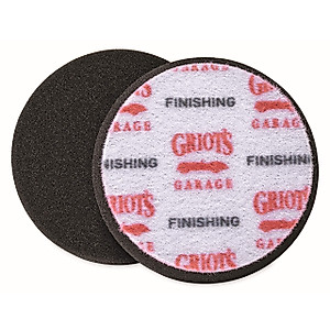 Griot's Garage 11274 3" Black Foam Finishing Pads (Set of 3)