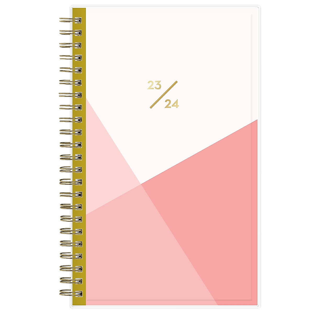 Blue Sky 2023-2024 Academic Year Weekly and Monthly Planner, 5" x 8", Flexible Cover, Wirebound, Cali Pink (130621-A24)