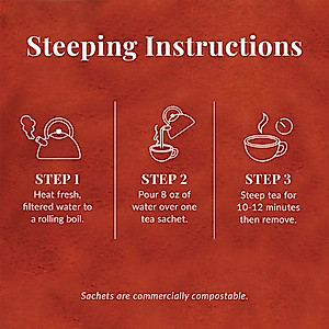 The Republic of Tea - Theo and Thea Caramel Coconut Full-Leaf Black Tea, 14 Pyramid Sachets, Low Caffeine