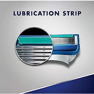 Gillette5 Mens Razor Blade Refills, 12 Count, Lubrastrip for a More Comfortable Shave