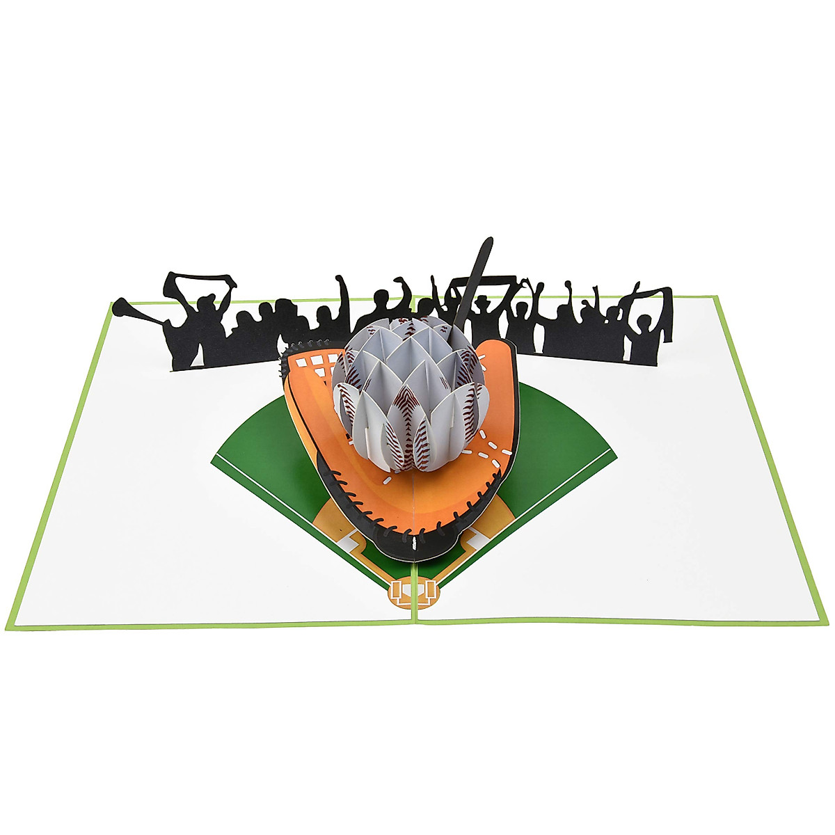 Teabug Cards Sports Themed Pop-Up Cards (baseball)