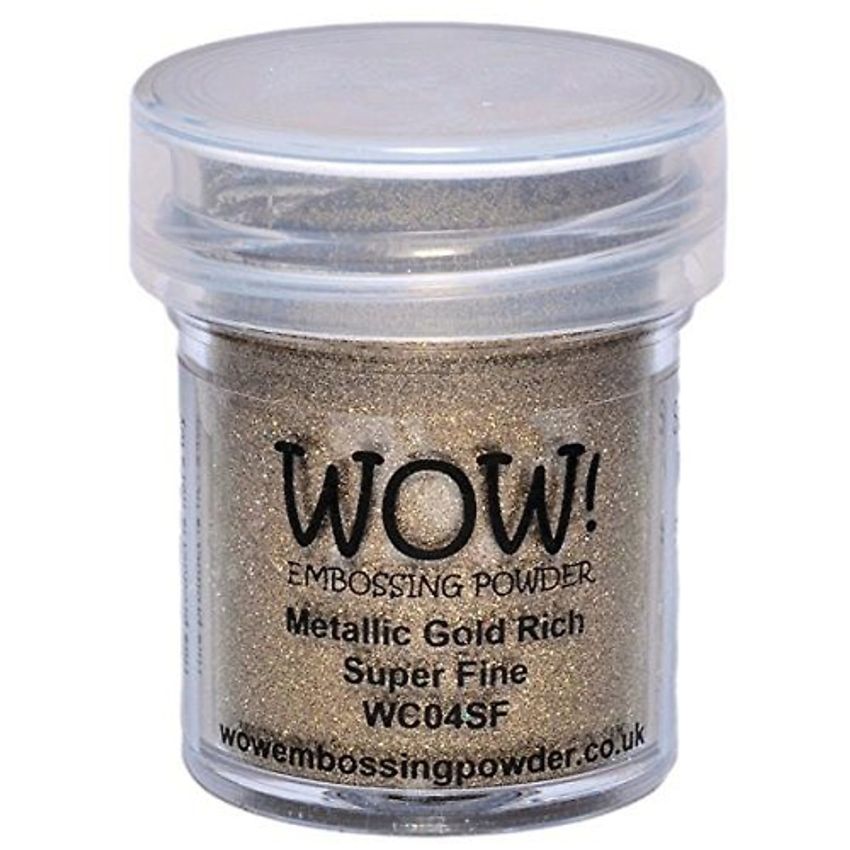 Wow! Embossing Powder Metallic Bundle: Gold, Silver, Platinum and Copper, 15ml (1) (1, Brown)