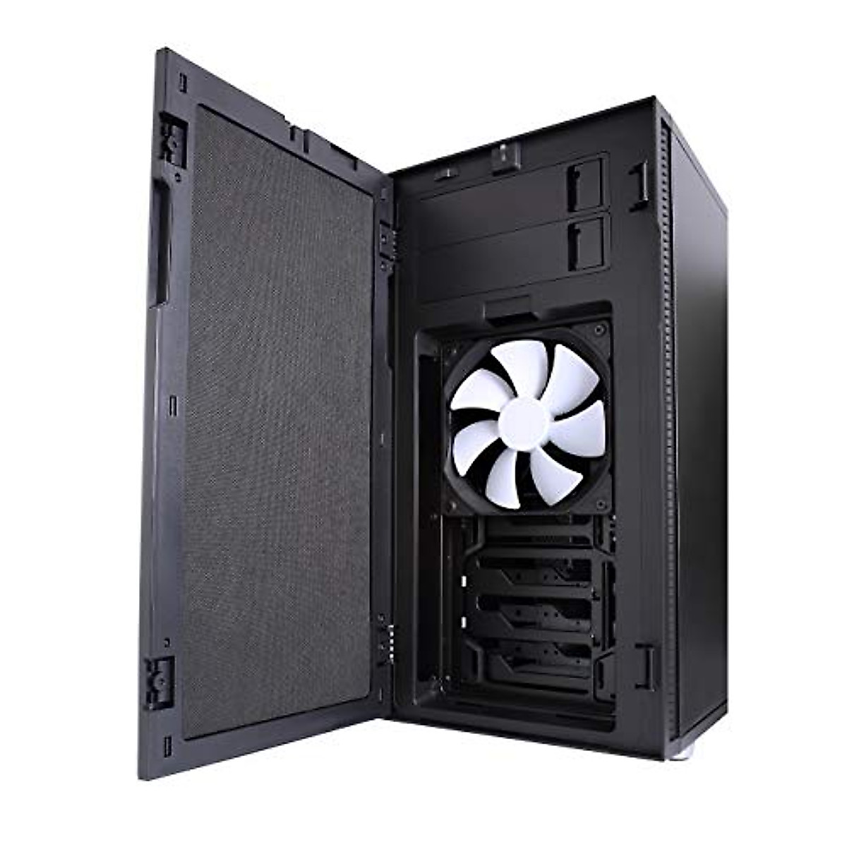 Fractal Design Define R5 - Mid Tower Computer Case - ATX - Optimized for High Airflow and Silent - 2X Fractal Design Dynamic GP-14 140mm Silent Fans Included - Water-Cooling Ready - Black