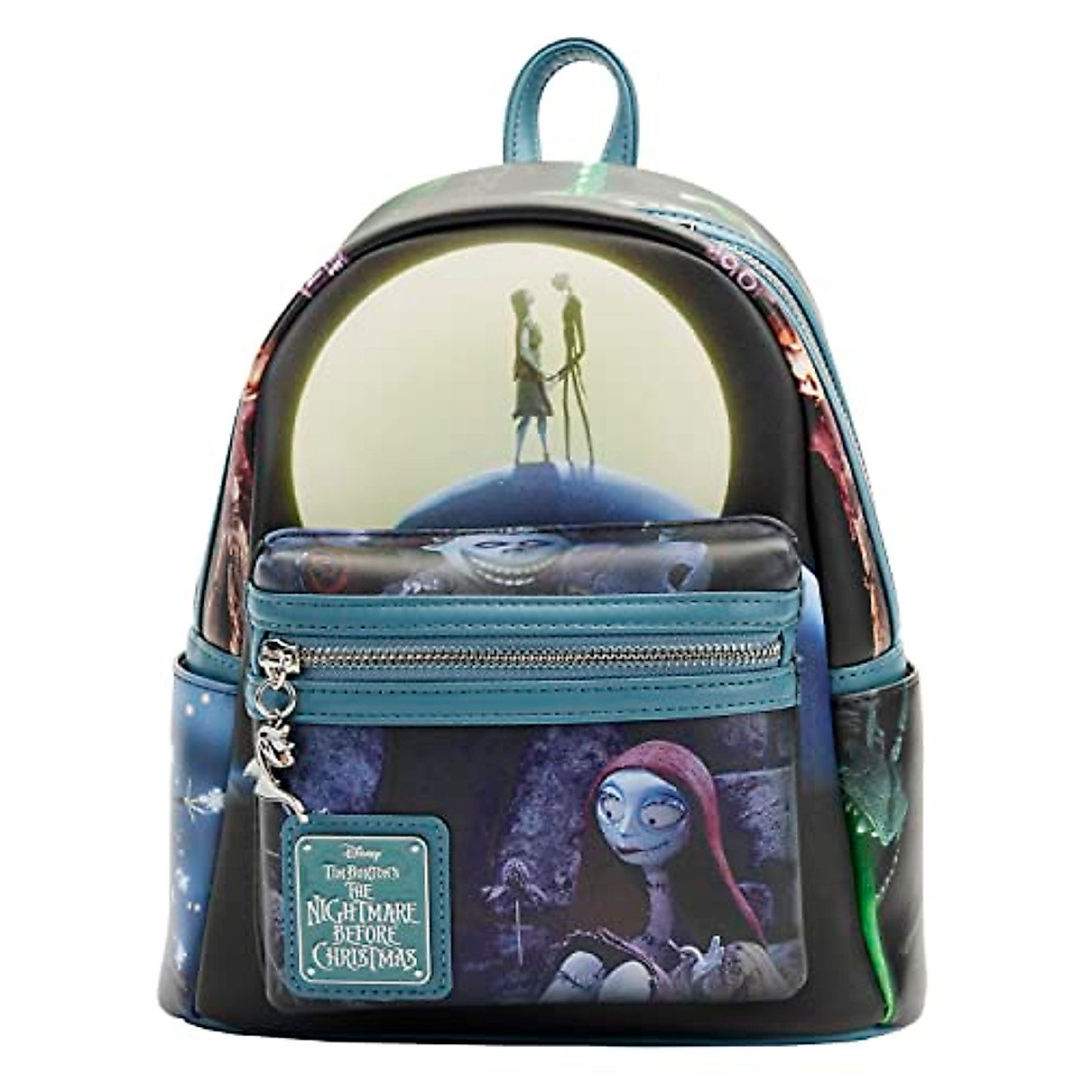 Loungefly Disney Nightmare Before Christmas Final Frame Womens Double Strap Shoulder Bag Purse