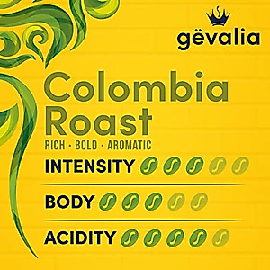 Gevalia Colombia K-Cup Coffee Pods, for a Keto and Low Carb Lifestyle (84 ct Box)