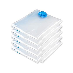 DOITOOL 1PCS Vacuum Storage Bag, Space Saving Clothes Storage Bag, New Simple Style Sealed Storage Bag, Compress Bag for Clothing, Duvets, Pillows, Bedding, Curtains, Travelling (60x80cm)