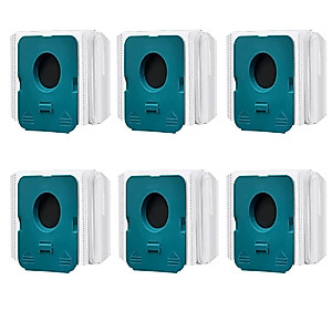6 Pcs VCA-ADB95 Dust Bag Replacement for Samsung BESPOKE Jet Cordless Stick Vacuum Cleaner VS20A95923W Automatic Clean Station Dust Bag