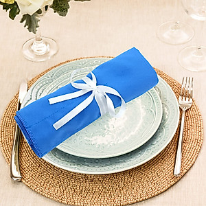 4 Pcs Silver Storage Bags Silver Storage Cloth Anti Tarnish Silver Protector Bags for Silverware Flatware Storage Organizer Place Setting Roll with 2 Pcs Silver Cleaning Cloth for Teaspoon Utensils