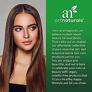 artnaturals Tea Tree Conditioner 12 Fl Oz / 355ml - Made w/ 100% Pure Natural Therapeutic Grade Tea Tree Essential Oil - For Dandruff, Sensitive, Itchy, Dry scalp - For Men & Women