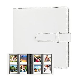 192 Pockets Photo Album for Fujifilm Instax Square SQ1 SQ6 SQ10 SQ20 Instant Camera, Fujifilm Instax SP-3 Mobile Printer, Extra Large Picture Albums for Fujifilm Instax Square Instant Film (White)