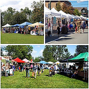 Yescom 9.6x9.6ft Canopy Replacement Top EZ Pop Up Cover Instant Patio Pavilion Gazebo Sunshade Tent Oxford Cover Outdoor