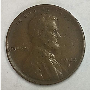 1944 S Lincoln Wheat Penny Average Circulated Good to Fine