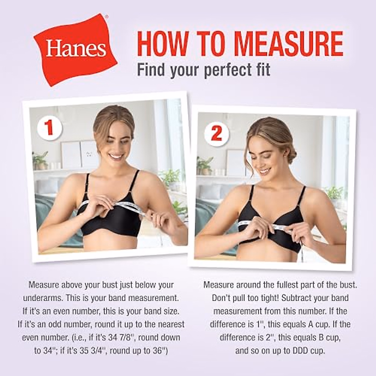 Hanes womens Oh So Light Foam Comfortflex Fit Wirefree Mhg521 Bra, Black/Nude, Large US