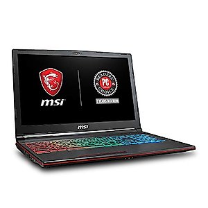 MSI GP63 Leopard-077 15.6" Performance Gaming Laptop i7-8750H (6 cores), NVIDIA GeForce GTX 1060 6G, 256GB NVMe SSD + 1TB HDD, 16GB RAM, Win 10, VR Ready, RGB KB