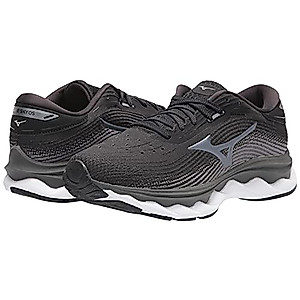Mizuno Women's Wave Sky 5 Running Shoe, Black, 8.5