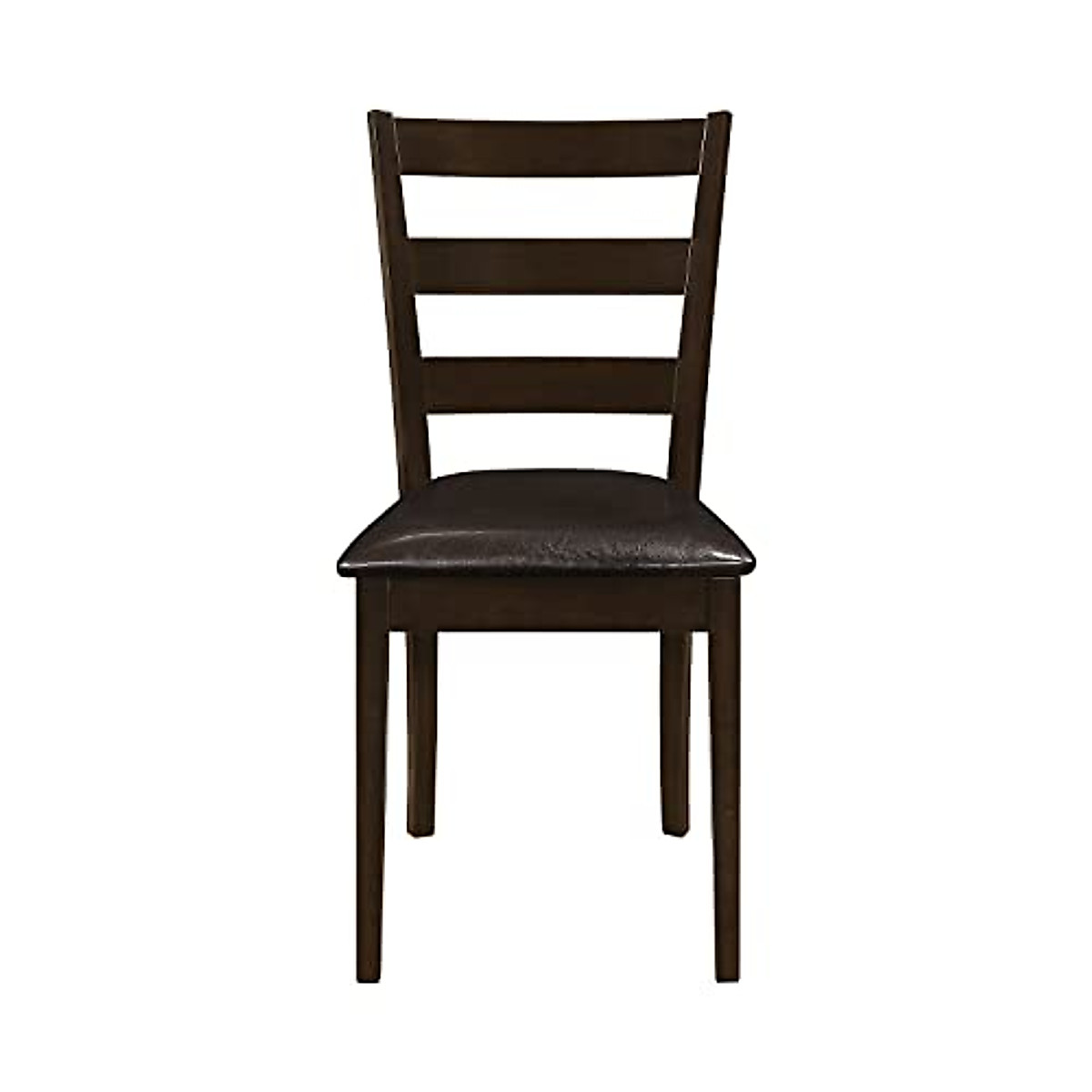 Liveasy Furniture Dining Room Table Set for 6, Kitchen Table with Bench and Chairs Set (Set of 6) Dinette Table with Chairs and Bench (Ladder-Back)