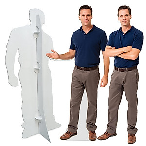 Generic Custom Life Size Cardboard Cutout - 2 Material Options, 1-8 ft - Personalized High Resolution Stand Up | Upload Photo - Perfect Decor for Wedding, Graduation, Birthday, PPUVTLCUTOPTOPT1PCBRDG