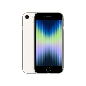 Apple iPhone SE 3rd Gen, 64GB, Starlight - Unlocked (Renewed)