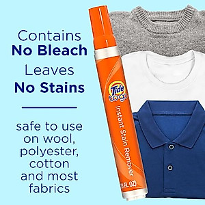 Tide Stain Remover for Clothes, Tide To Go Pen, Instant Stain & Spot Remover for Clothes, Travel & Pocket Size, 5 Count (Pack of 1)