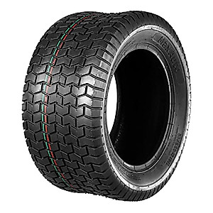 MaxAuto 22X9.50-12 Lawn Mower Tires, 22x9.5-12 Lawn Garden Tractor Tires, 22x9.5x12 Turf Tire, 4PR Tubeless, 1290lbs Capacity, Set of 2