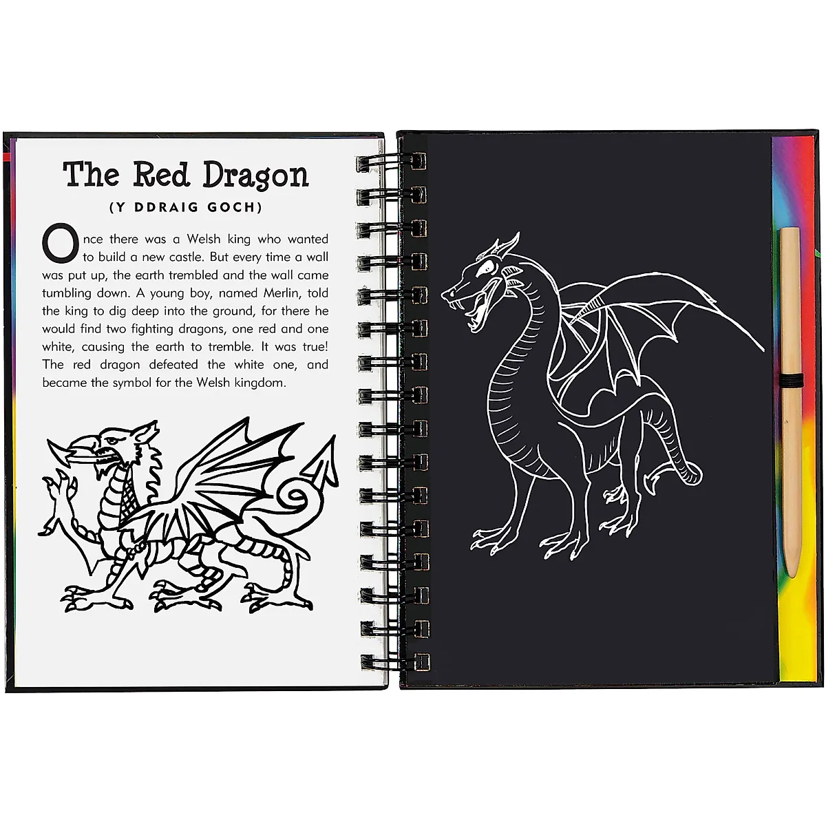 Scratch & Sketch Dragons & Mythical Creatures (Trace Along)