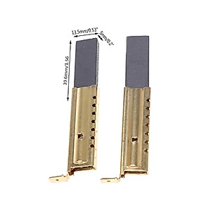 XFHDHR 1 Pair Useful Washing Machine Motor Carbon Insert Brushes L94MF7 Compatible for Whirlpool A0NC