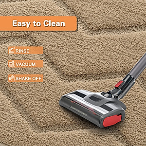 CHICHIC Dirt Trapping Indoors Door Mat 24" x 36", Entry Rugs, Non-Slip Entrance Rugs, Machines Washable Floor Mats, Dog Door Mat, Super Absorbent Mat for Front & Back Door, Shoes Scraper, Khaki