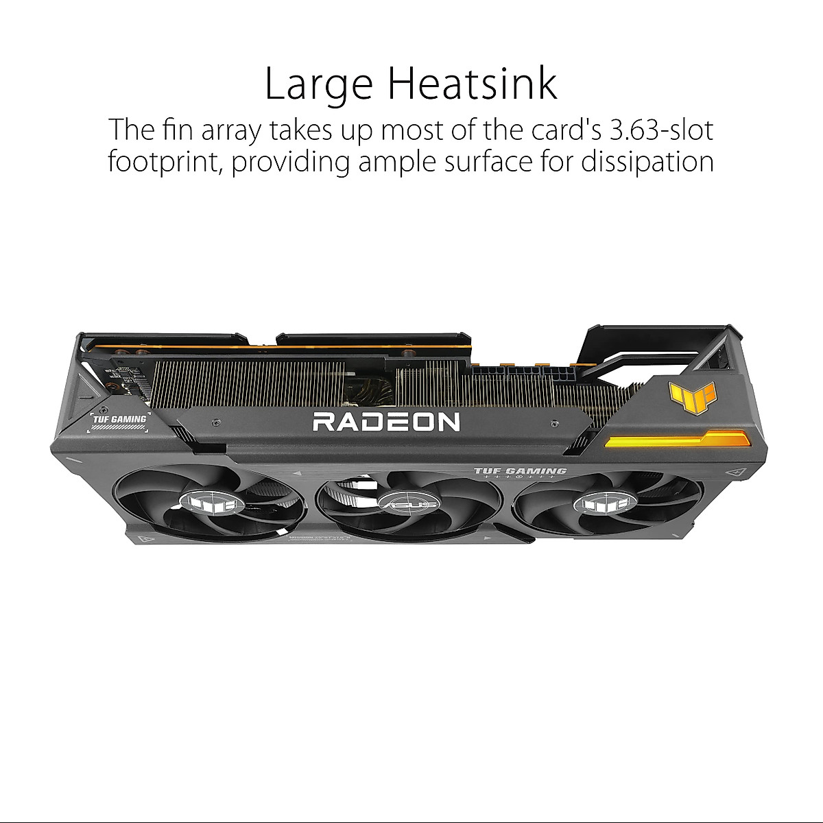 ASUS TUF Gaming Radeon™ RX 7900 XTX OC Edition 24GB GDDR6 Graphics Card (PCIe 4.0, 24GB GDDR6, HDMI 2.1a, DisplayPort 2.1)