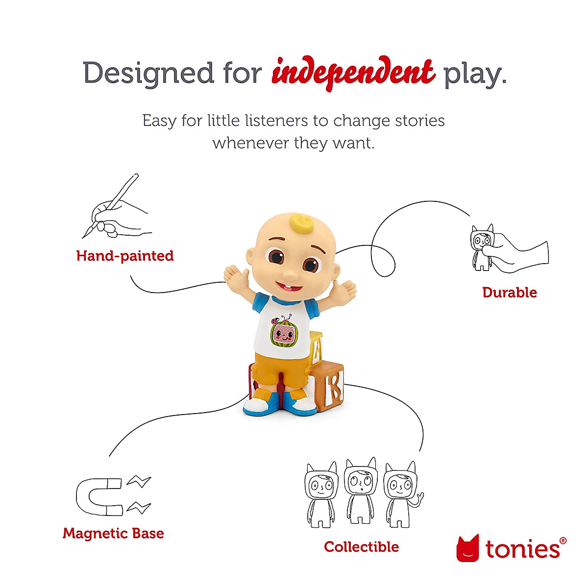 Tonies CoComelon: JJ Audio Toy Figurine from Moonbug
