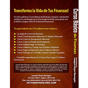 Curso Básico De Finanzas: Los 8 Fundamentos Básicos Que Todo Adulto Debe Saber Para Poder Ganar Con El Dinero. (Audio Cd) - September 28, 2014. (Spanish)