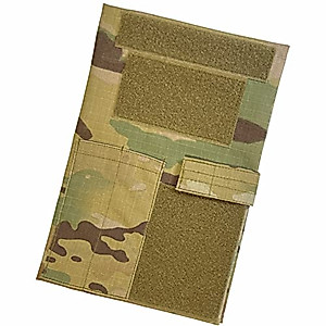 OCP Green Military Log Book Cover, Army Tactical Notebook Cover, OCP Book Cover 5.5”X 8”