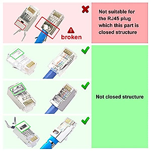 VCE RJ45 RJ11/RJ12 RJ22 Ethernet Crimp Tool Crimper Cutter Stripper All-in-one Multi-Tool for Network Telephone Cat3 Cat5 Cat5e Cat6 Cat6A Modular Connector Plug Cables