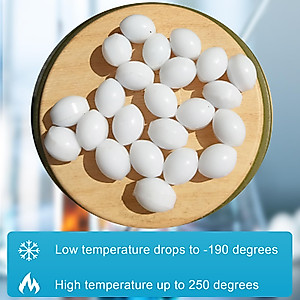 Magnetic Stirrer Stir Bar PTFE Magnetic Mixer Stir Bars (6X8mm, Olive Shape, 10pcs)