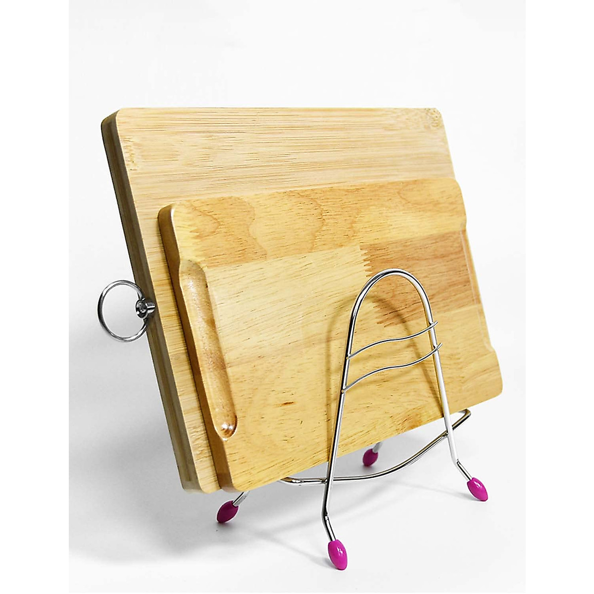 WAIKAS 【 3-Pack】 Cutting Board Racks 2pcs and Universal Pot Rack 1pcs, 304 Stainless Steel