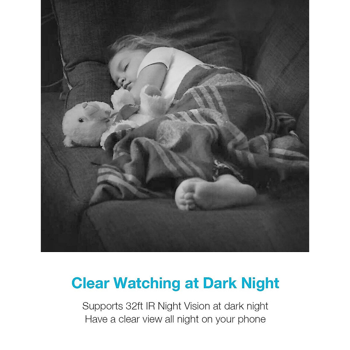 Pet Camera, Indoor Camera with Pan Tilt Zoom, WiFi Camera Indoor with Remote Viewing, Baby Monitor with Camera and Audio, Night Vision, Motion Detection, 2-Way Audio, SD Card/Cloud Storage
