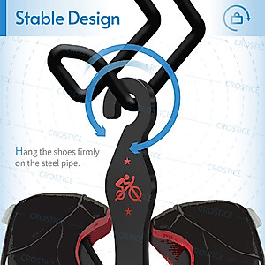 Shoes Hangers Compatible with Peloton Original Bike & Bike+, Matte Accessories