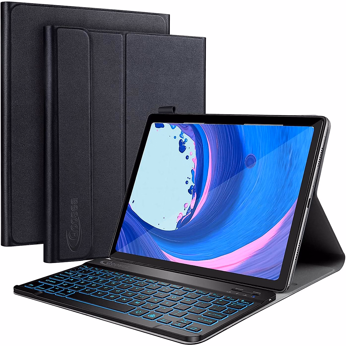 Qoosea for Samsung Galaxy Tab A7 Lite Bluetooth Keyboard Detachable Bluetooth Keyboard for Galaxy Tab A7 Lite 8.7 inch with Magnetically Wireless Bluetooth Keyboard Black