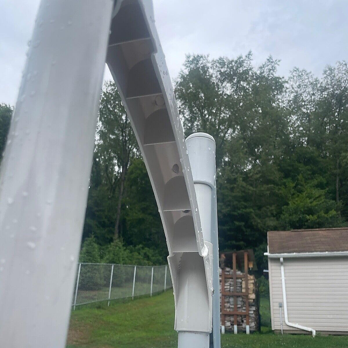 ECOTRIC Short Handrail for Above Ground Swimming Pool Step