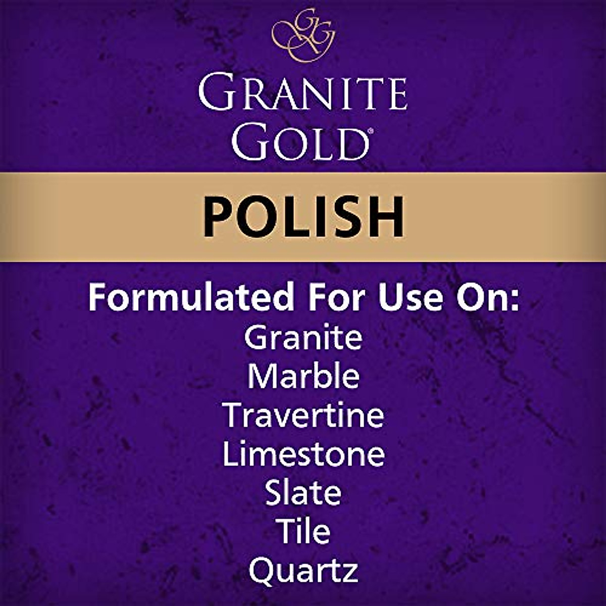 Granite Gold Polish Spray, Streak-Free Shine for Granite, Quartz, Marble, Travertine, Natural Stone Countertops, 24 Fl Oz (Pack of 1)
